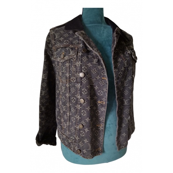 Louis Vuitton | Jackets & Coats | Authentic Louis Vuitton Denim Jacket ...